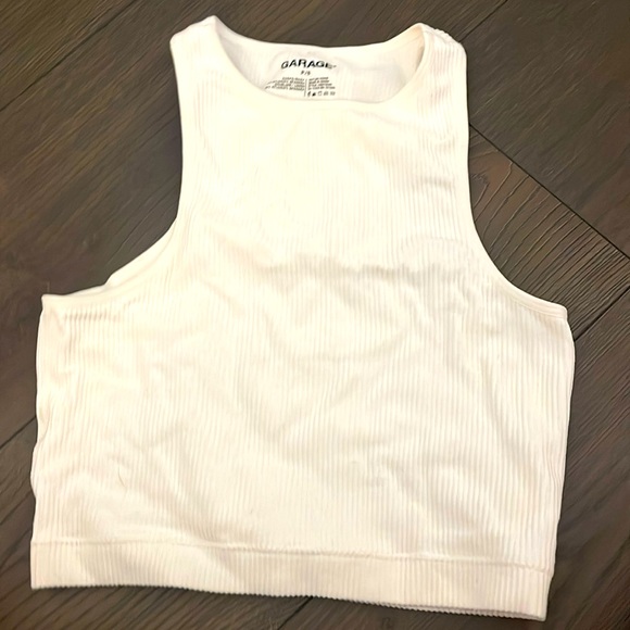 Garage | Tops | Garage Ribbed Cropped Tank Top Barely Used Tight Fit ...
